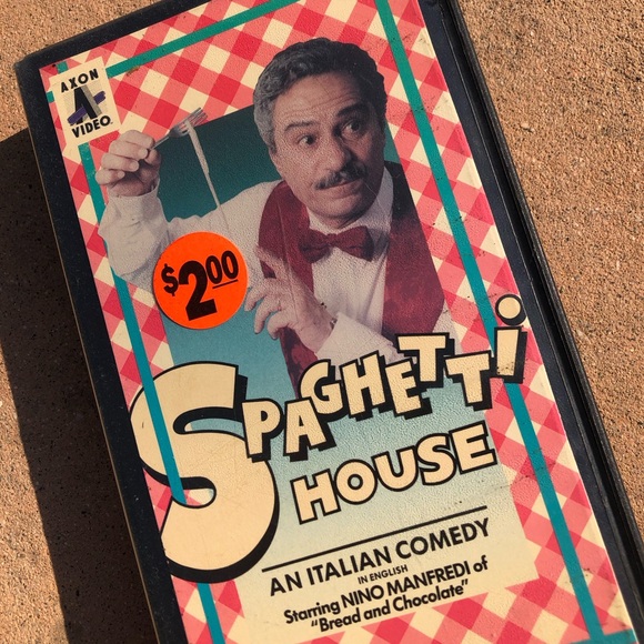 Other | Rare 1988 Spaghetti House An Italian Comedy Vhs Tape Axon Video Cult Classic | Poshmark